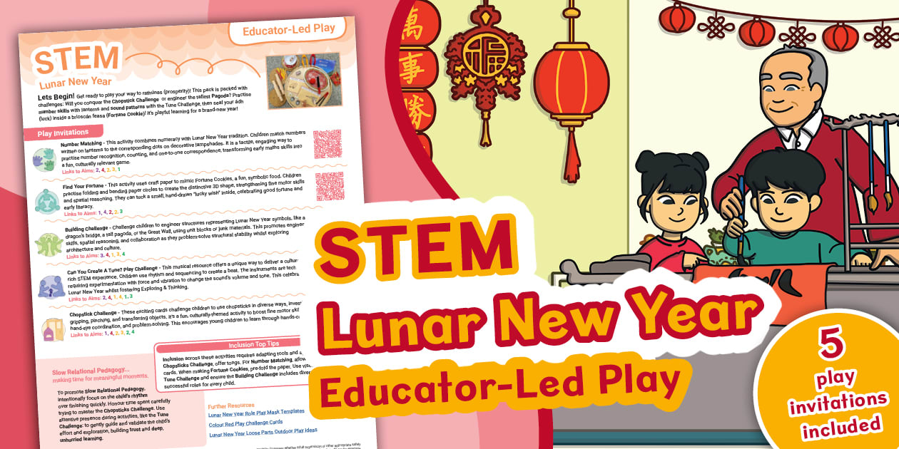 Lunar New Year - STEM Educator-Led Play