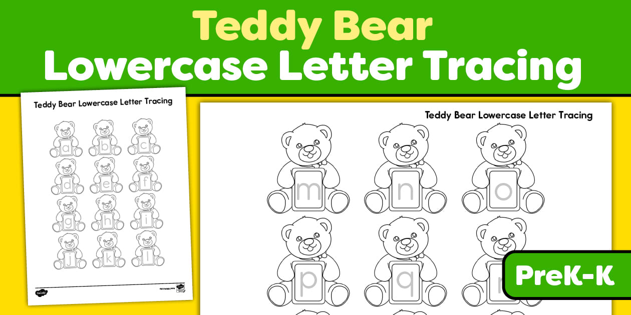 Toys Lowercase Letter Tracing Worksheet / Worksheet