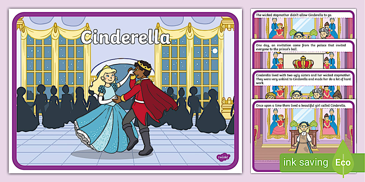 Editable Cinderella Story Sequencing (teacher made) - Twinkl