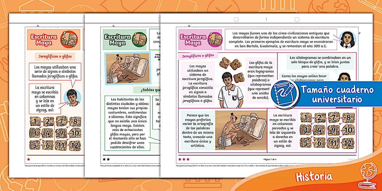 Comprensión Lectora | Escritura Maya | Historia de América