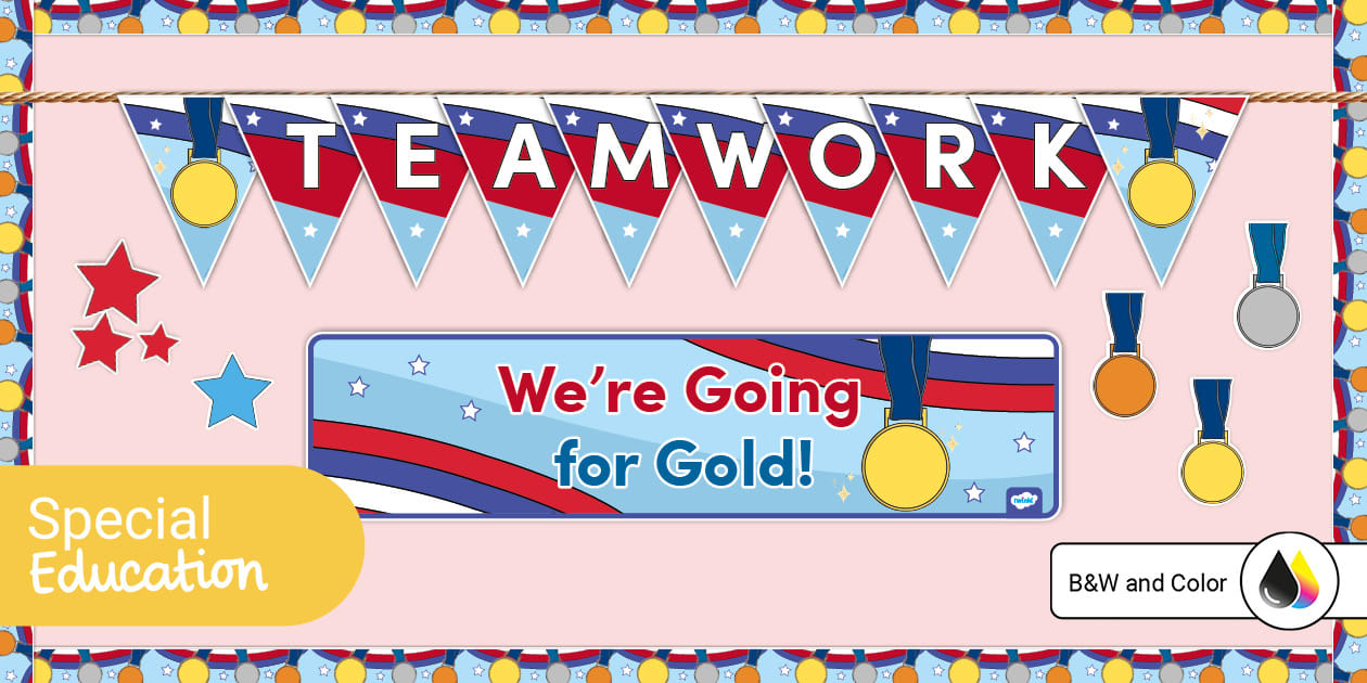 Special Olympics Bulletin Board Pack (teacher made) - Twinkl