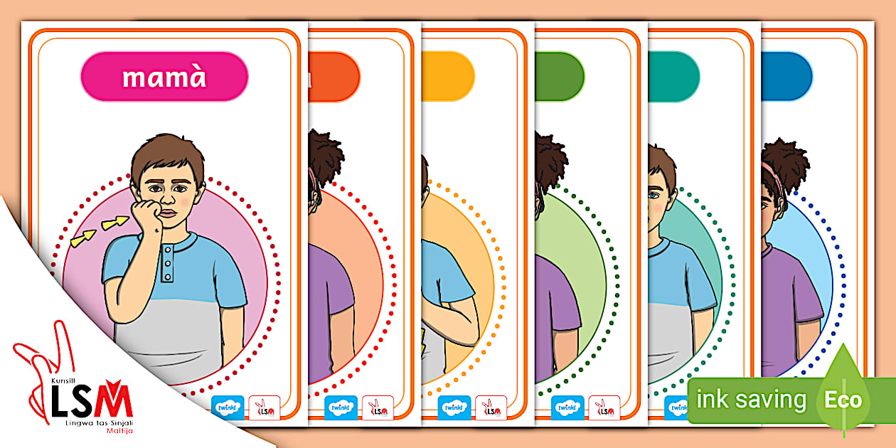 FREE! - Il-Lingwa tas-Sinjali Maltija l Kartelluni tal-Familja