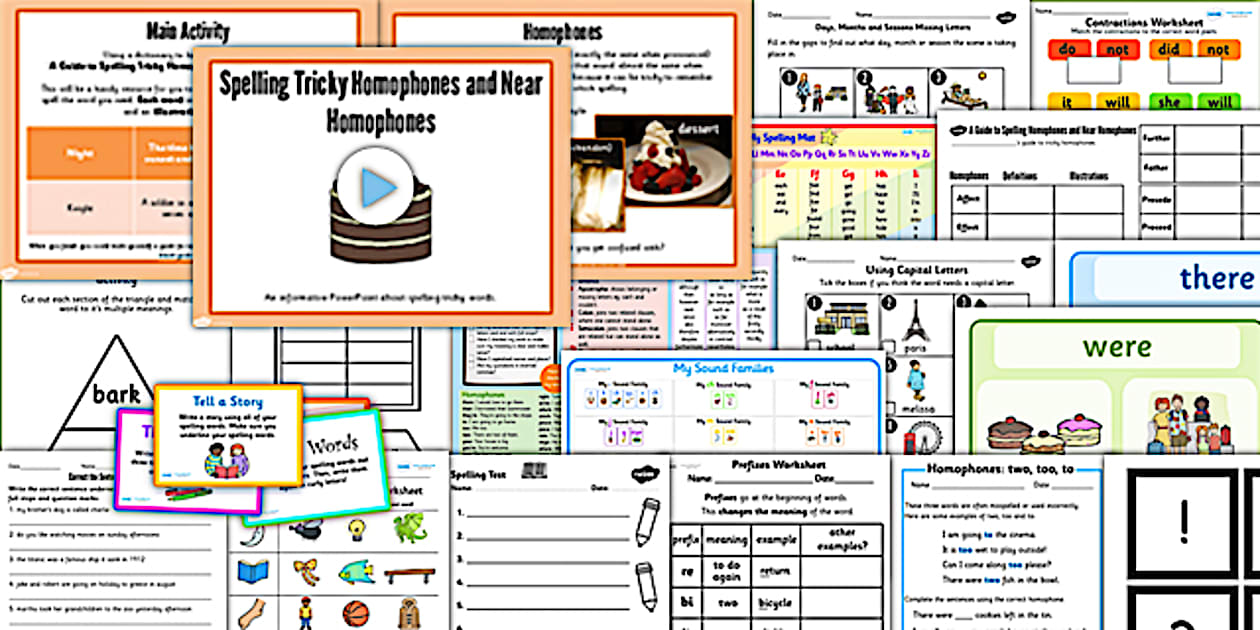 Spelling & Grammar Resource Pack Teaching Grammar in Context