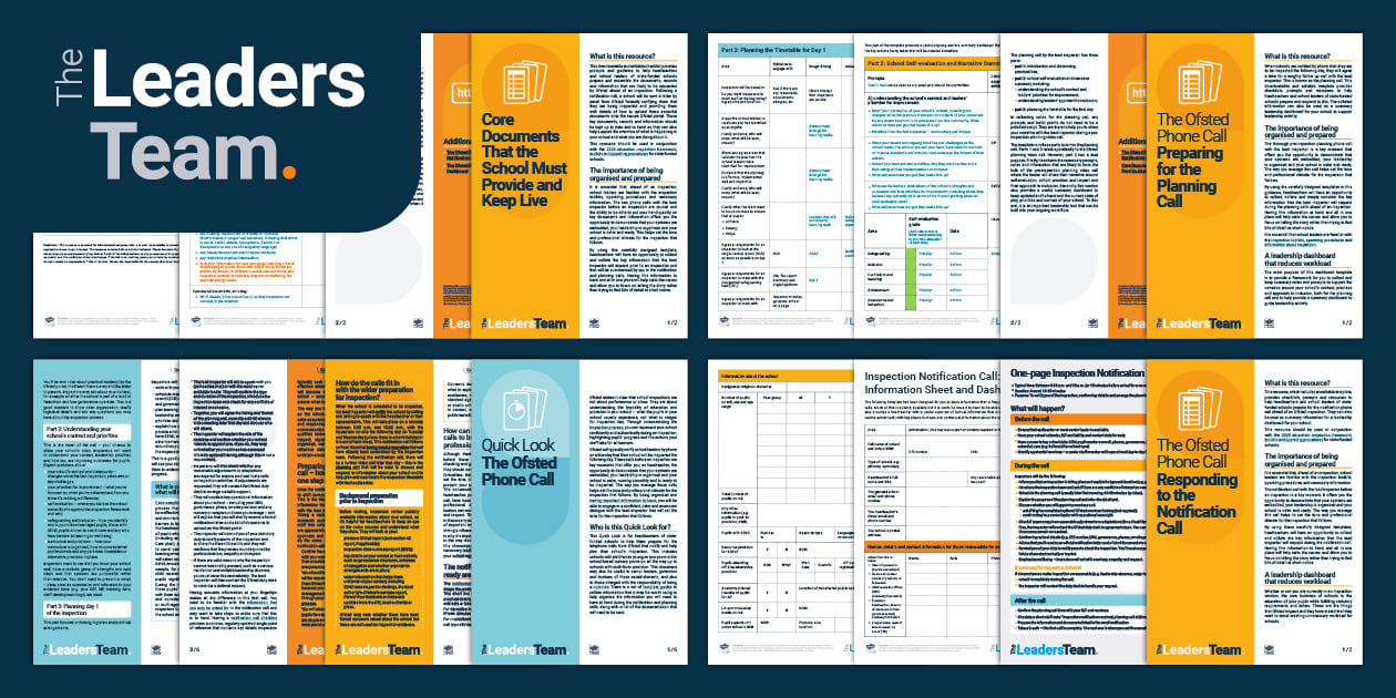 Pack: Preparing for Inspection - The Notification and Planning Calls
