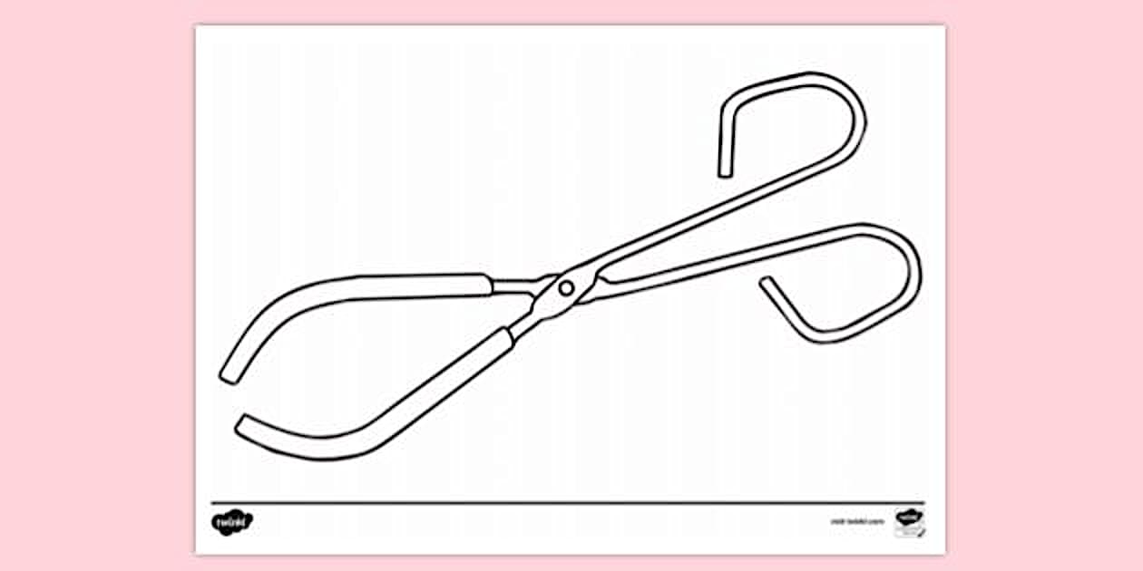 Science Tongs Colouring | Colouring Sheets (teacher made)