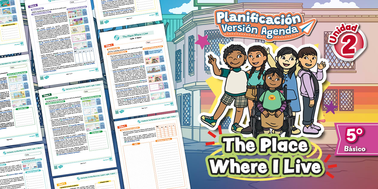 Agenda | Planificación | Inglés | 5° Básico | Unidad 2