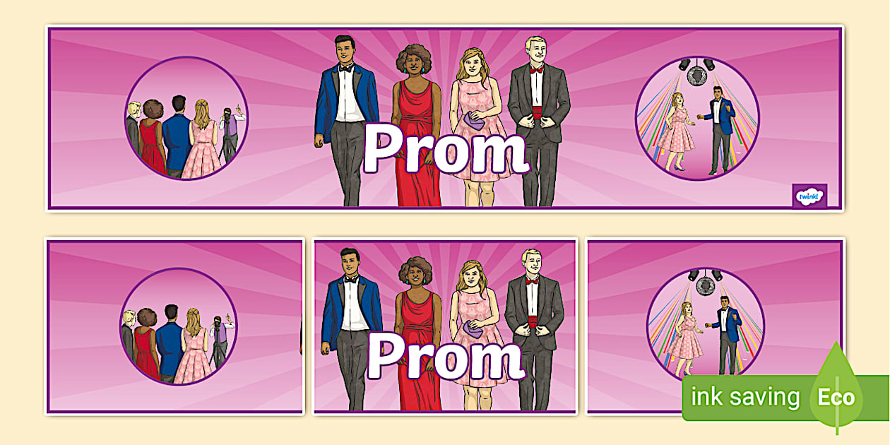 Prom Banner | Prom Party Decorations | Twinkl (teacher made)