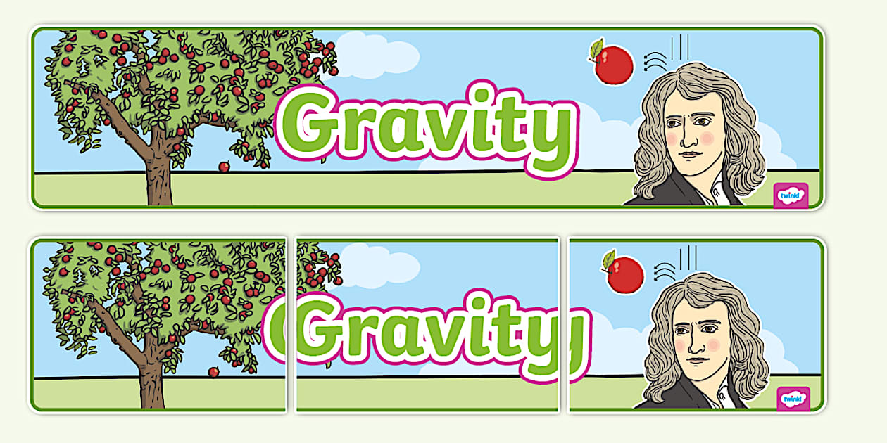 Gravity Display Banner (teacher made) - Twinkl