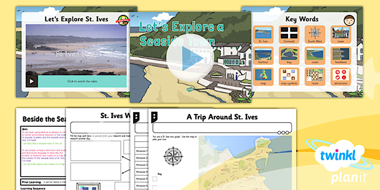 Geography: Beside the Seaside: Let's Explore a Seaside Town Year 2 ...