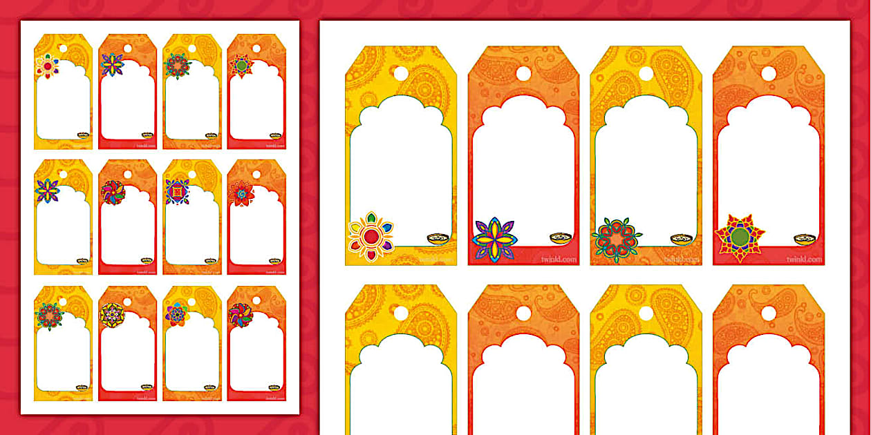 FREE! - Diwali Gift Tags 2024 Special! - Twinkl