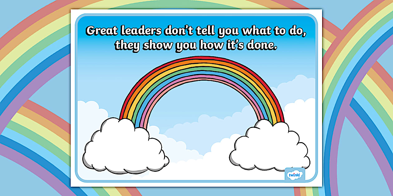 Leaders Inspirational Display Poster