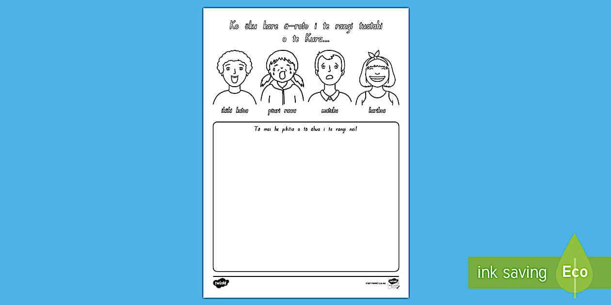 Back To School Feelings Worksheet