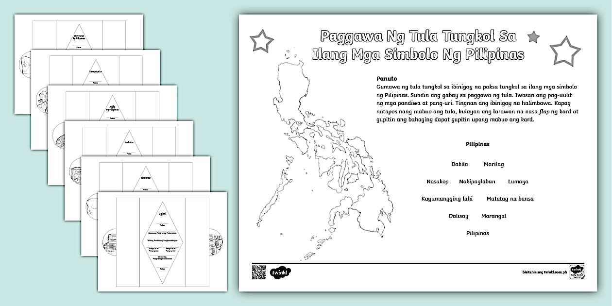 Paggawa Ng Tula Tungkol Sa Ilang Mga Simbolo Ng Pilipinas | Grade 6 | Twinkl