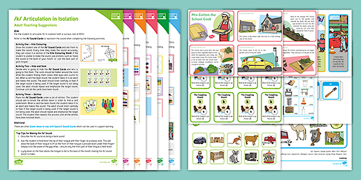 Articulation Resources - 'K' Sound Articulation Pack