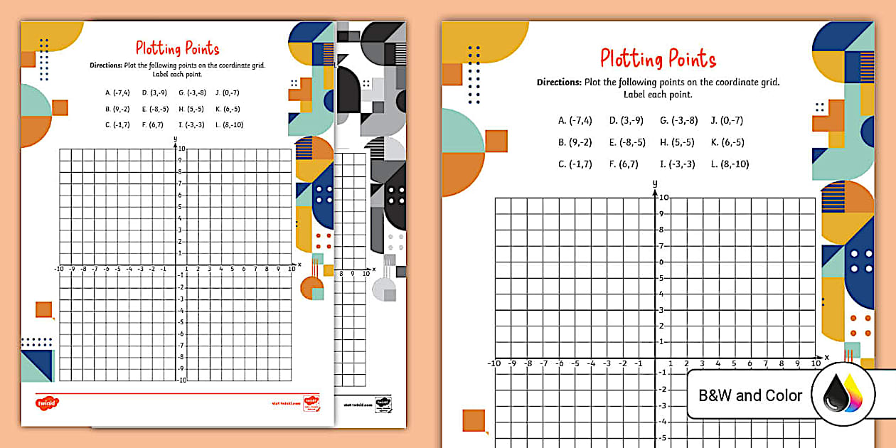 Coordinate Plane activity | 6th Grade Resource | Twinkl USA