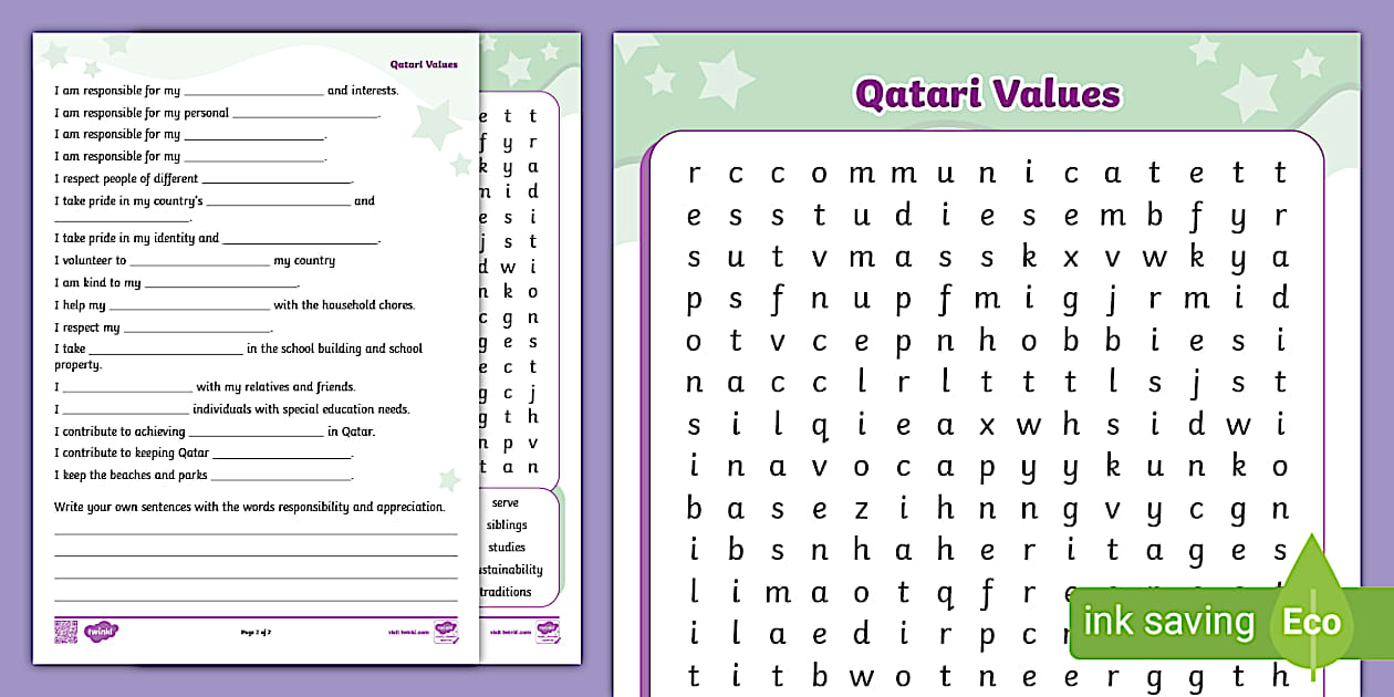 Values Activity Sheets (teacher made) - Twinkl