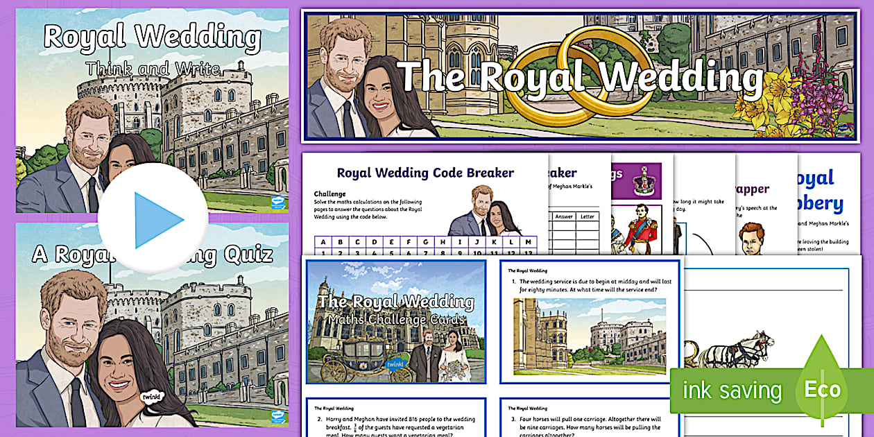 LKS2 Top 10 The Royal Wedding 2018 Resource Pack - Twinkl