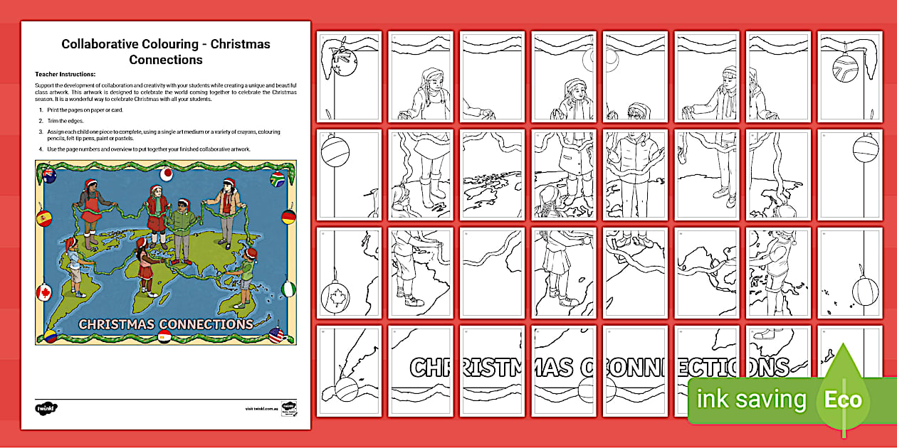 Christmas Connections Collaborative Art Project | Australia