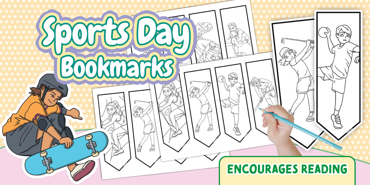 Sports Day Bookmarks