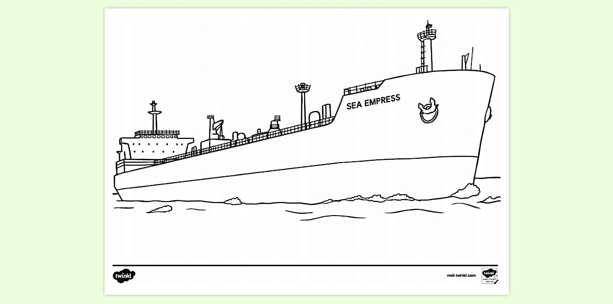 Battleship Colouring Page | Colouring Sheets (teacher made)