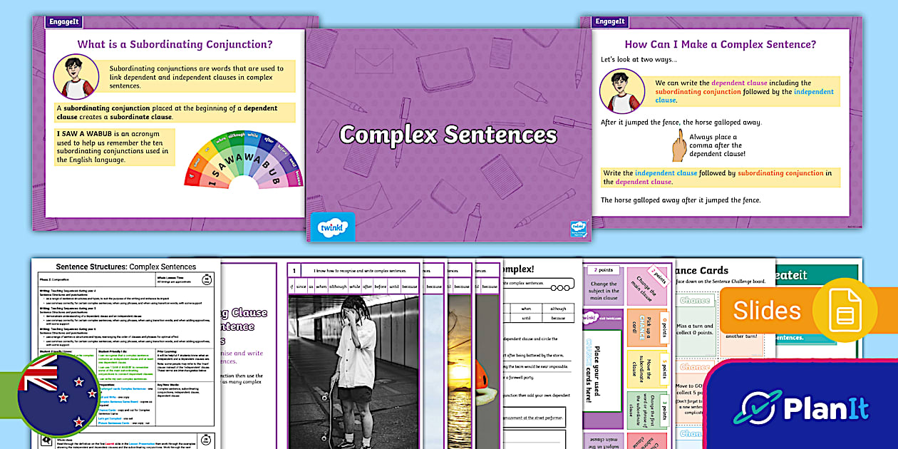 Phase 2 Writing: Sentences Structures: Complex Sentences