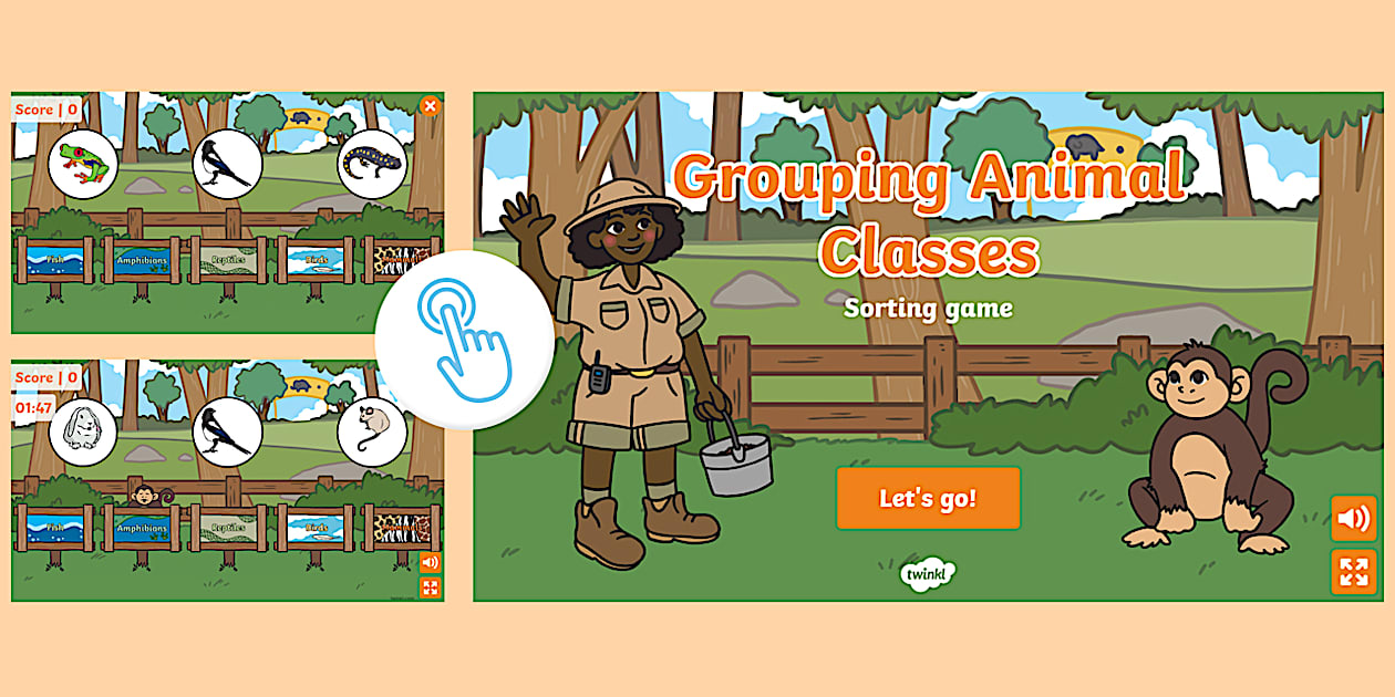 Classifying Animals KS1 Game | Twinkl Go! (teacher made)