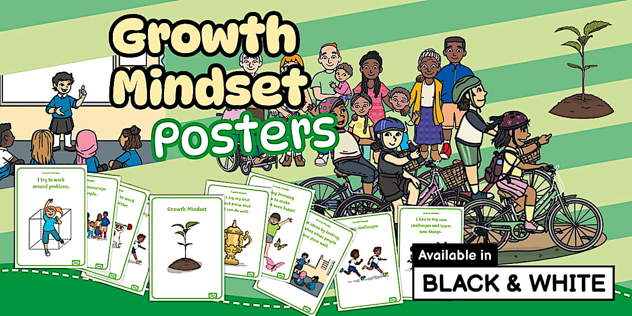 Growth Mindset Early Years Statement Posters - EYFS