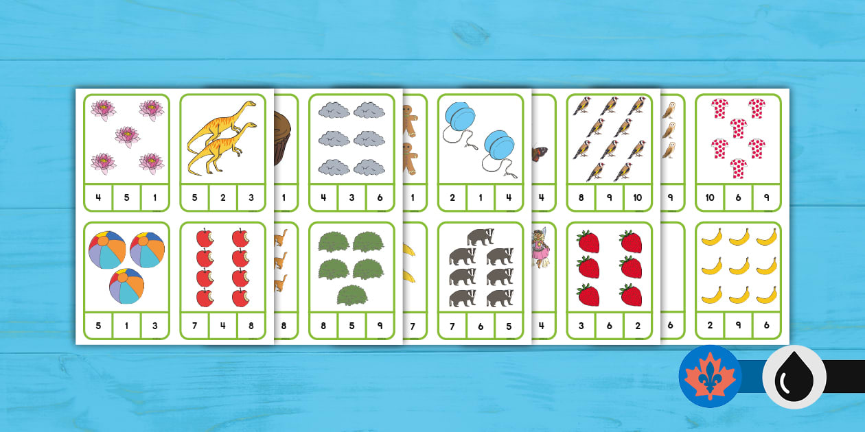 Number Recognition To 10 Activity French (teacher made)