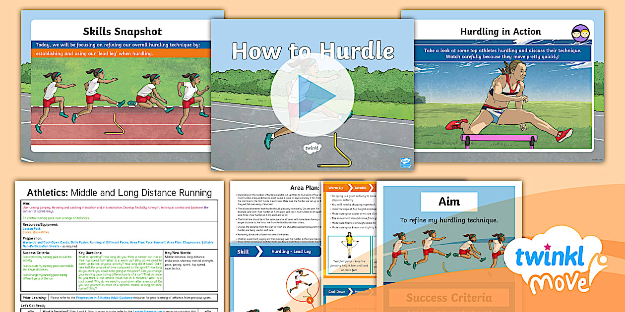 Hurdles Lesson Plan - Year 6 - Twinkl Move PE Planning