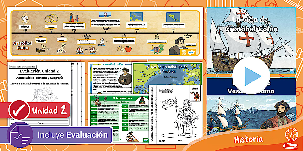 Historia | Descubrimiento | Conquista | 5° | Unidad 2