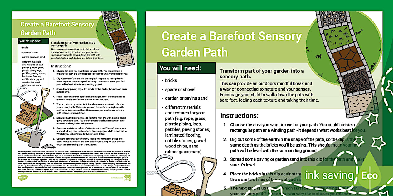 Sensory Activities | Children’s Sensory Garden | Twinkl