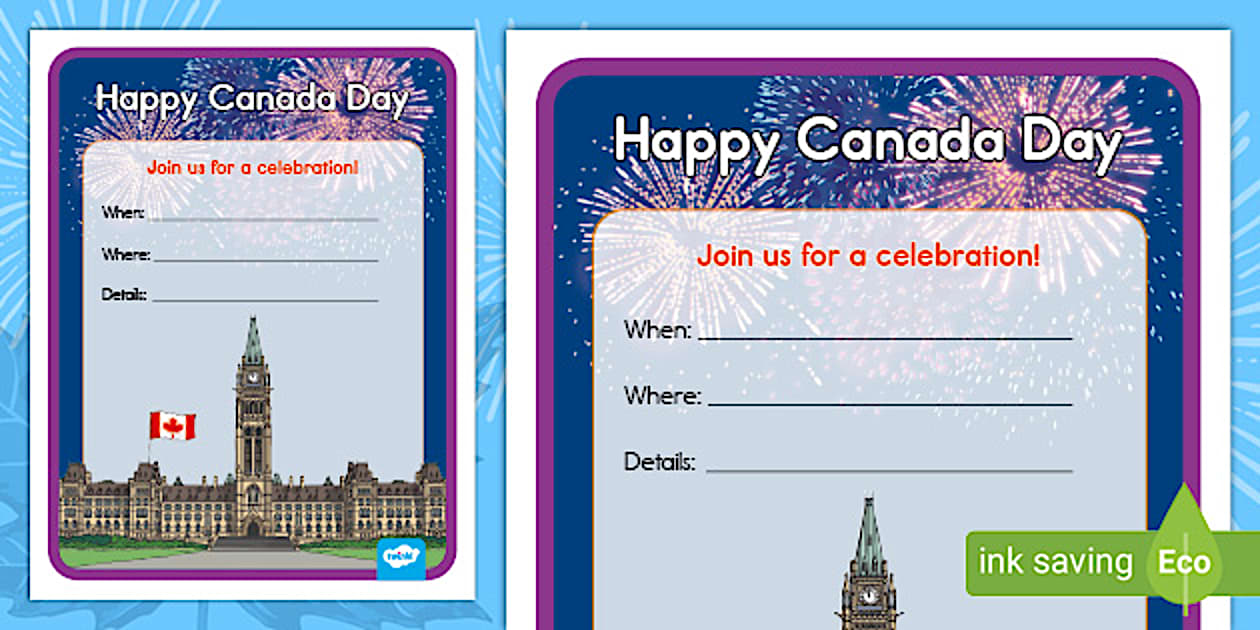 Canada Day Poster - Twinkl Canada (teacher made) - Twinkl
