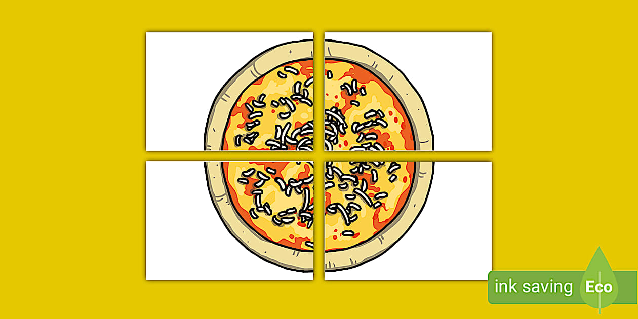 Extra Large Display Pizza Cut-Out (Teacher-Made) - Twinkl