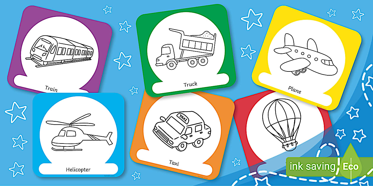 FREE! - Vehicle-Themed Flashcards (teacher made) - Twinkl