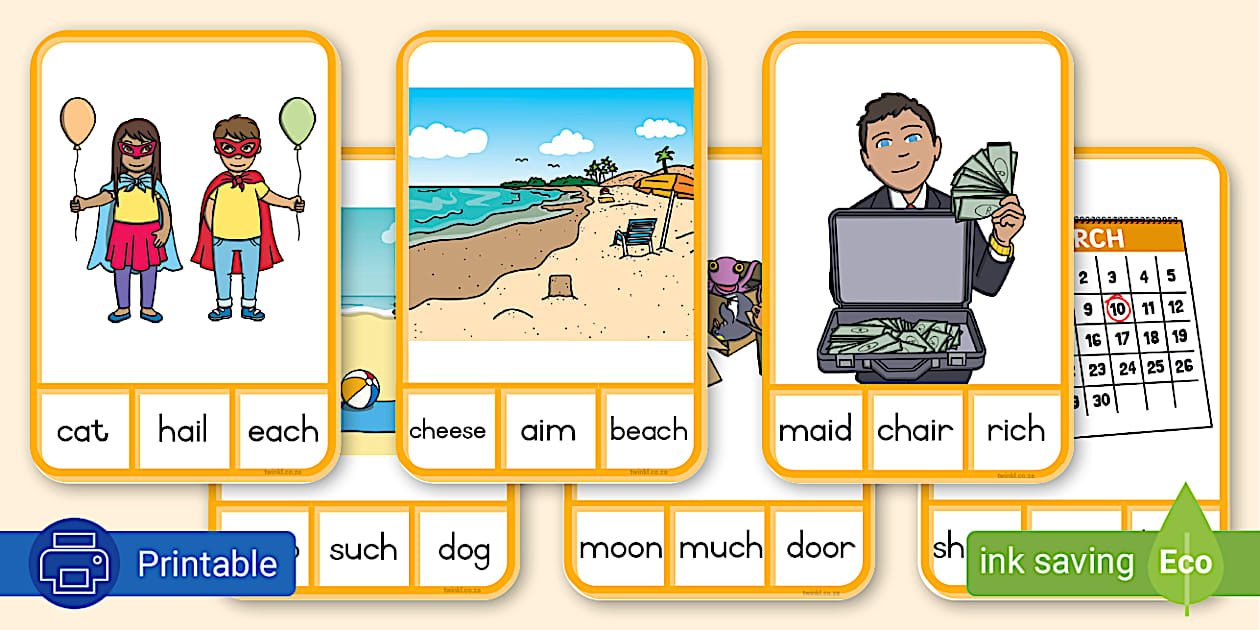 Grade 2 Phonics: -ch sound peg card activity (teacher made)