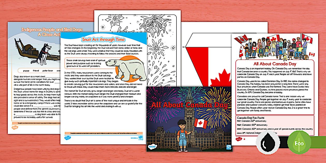 Canada Day Celebration Pack Primary (l'enseignant a fait)