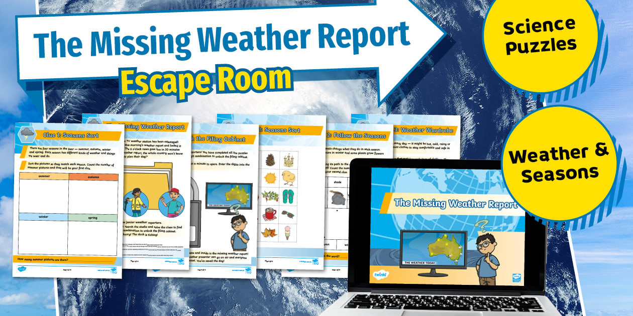 The Missing Weather Report Escape Room
