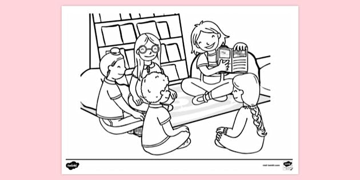Story Colouring Page | Colouring Sheets (teacher made)