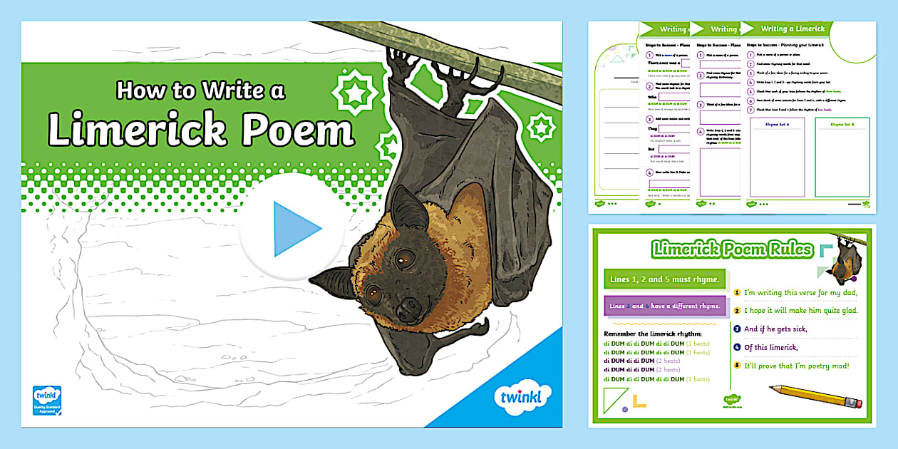 Limerick Poems Lesson Teaching Pack (teacher made) - Twinkl