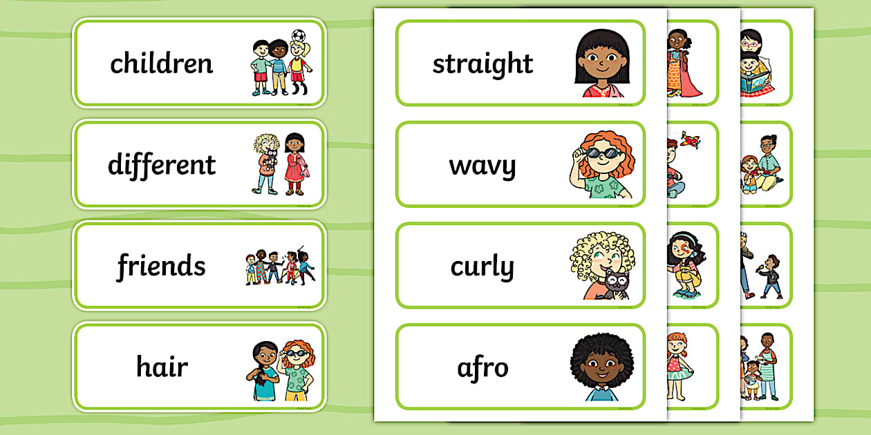 NSW We Are All Different Word Cards (teacher made) - Twinkl