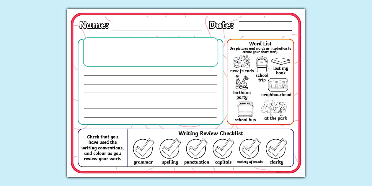 Writing Practice Mat - Friendship (teacher made) - Twinkl