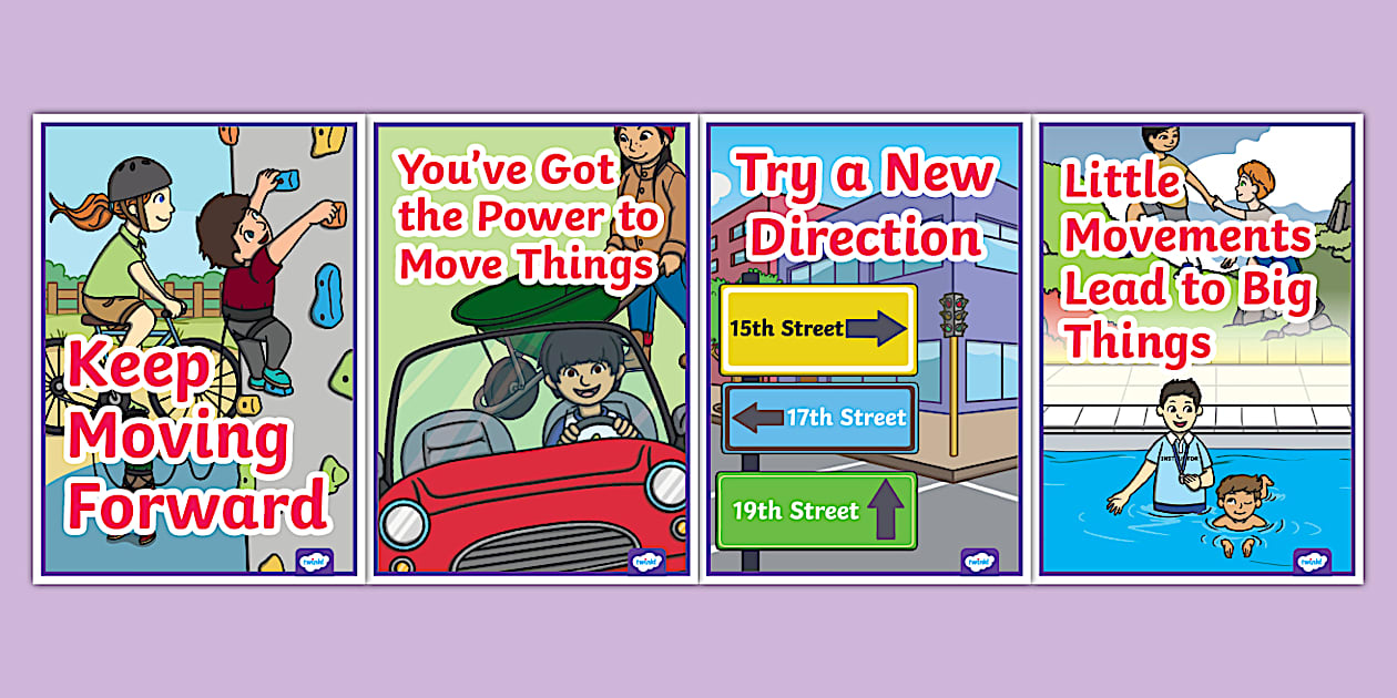 STEM Motivational Posters – Making Things Move - Twinkl