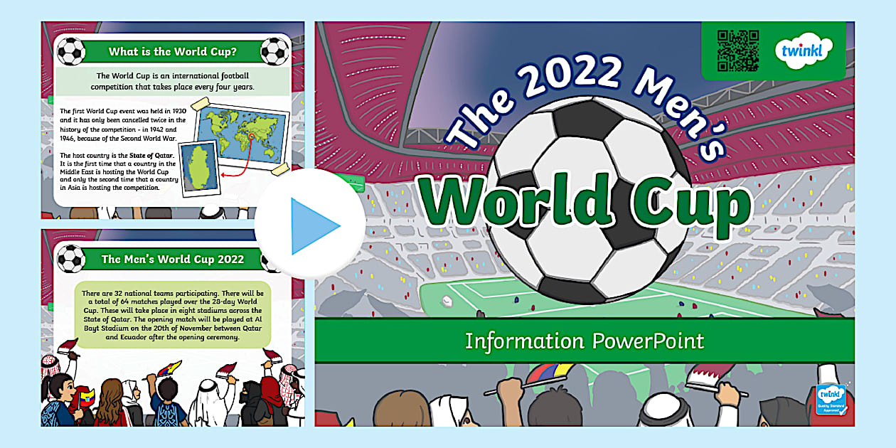 2022 Men's World Cup Information PowerPoint (teacher made)