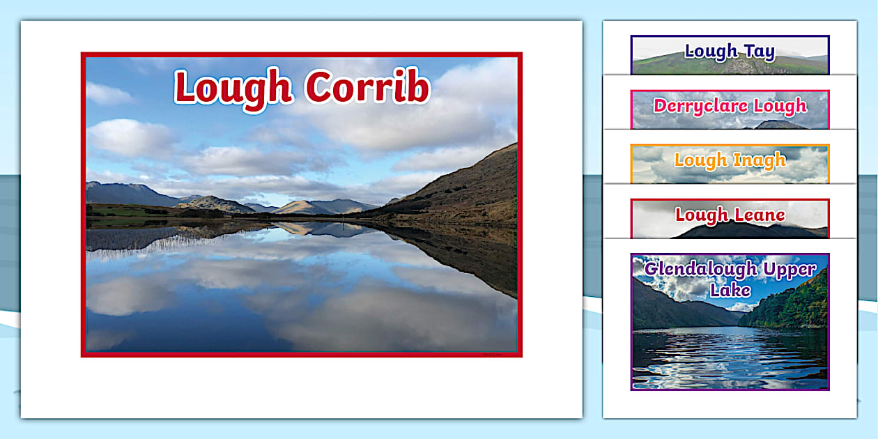 Lakes of Ireland Display Photos (Teacher-Made) - Twinkl