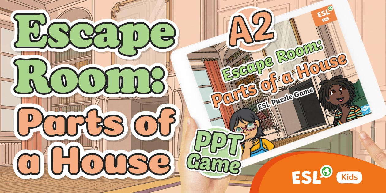 House Parts Escape Game for Kids