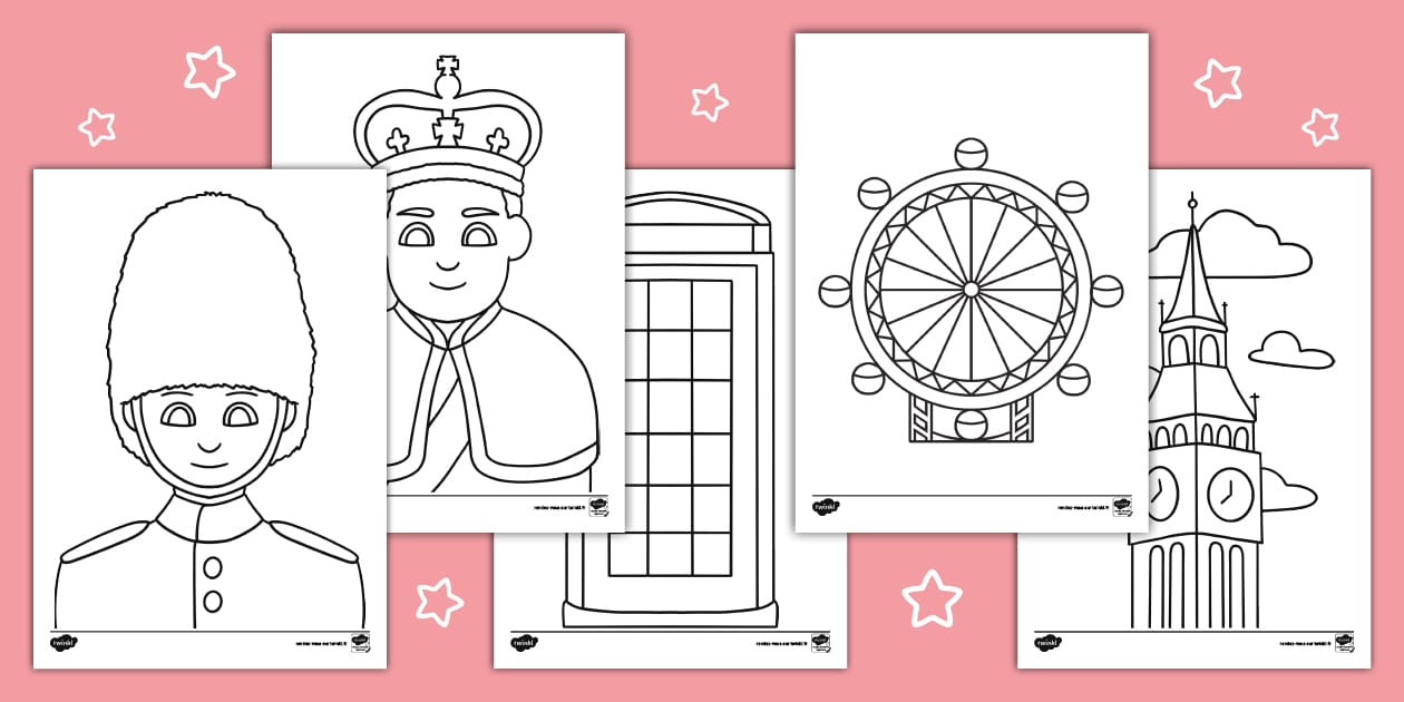 Coloriages : Mon premier Londres | My First London Colouring