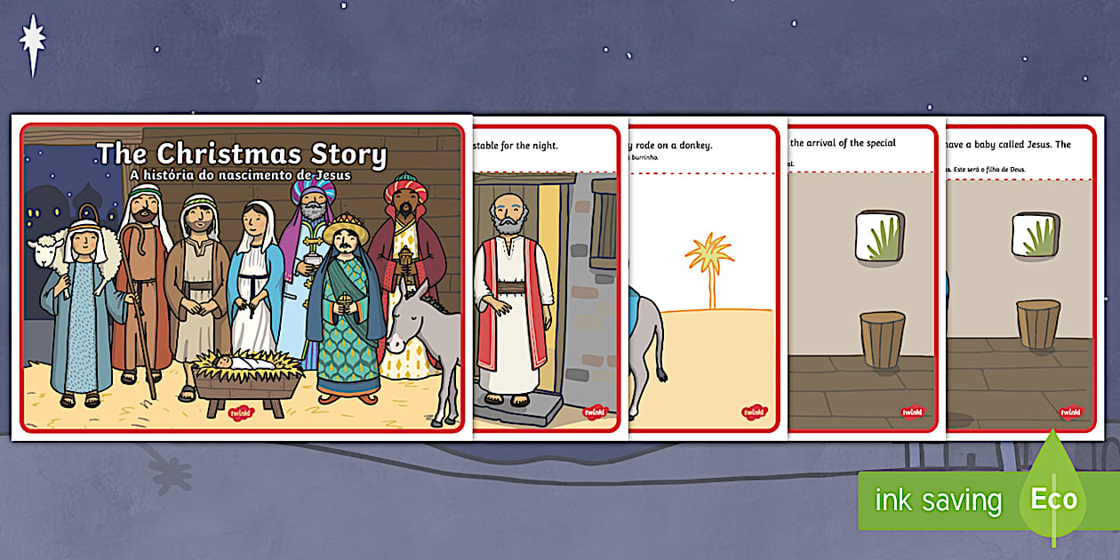 The Christmas Story English/ Portuguese - The Christmas Story