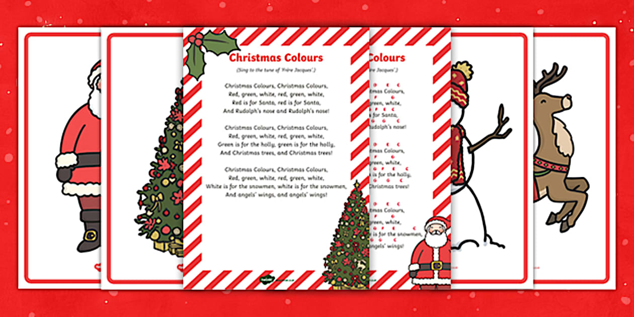 Fun Kid's Christmas Song | Colours of Christmas Song Pack