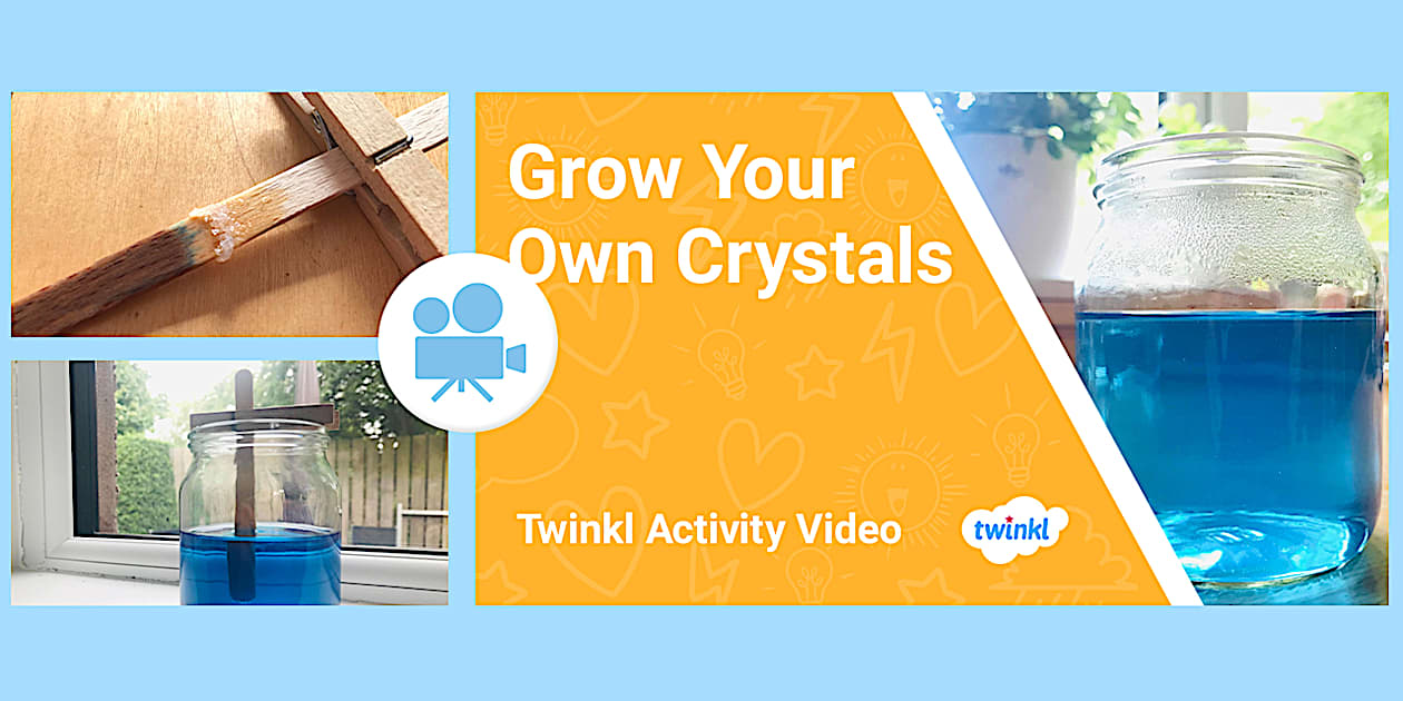KS2 (Ages 7-11) Activity Video: Grow Your Own Crystals
