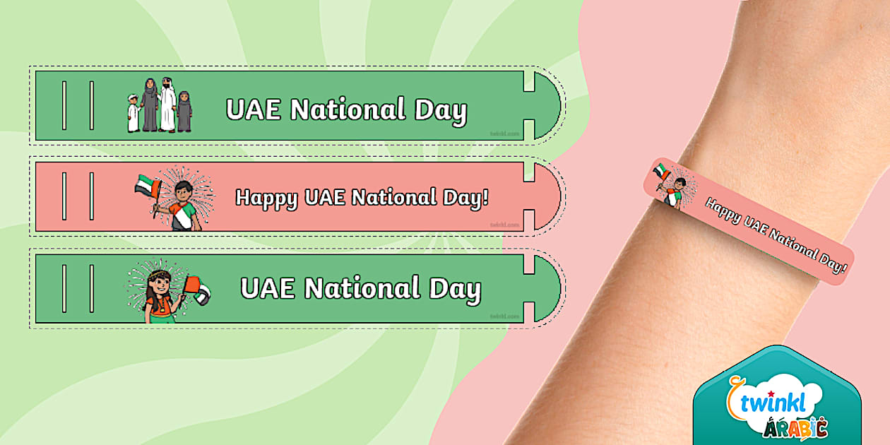 UAE National Day Wristbands